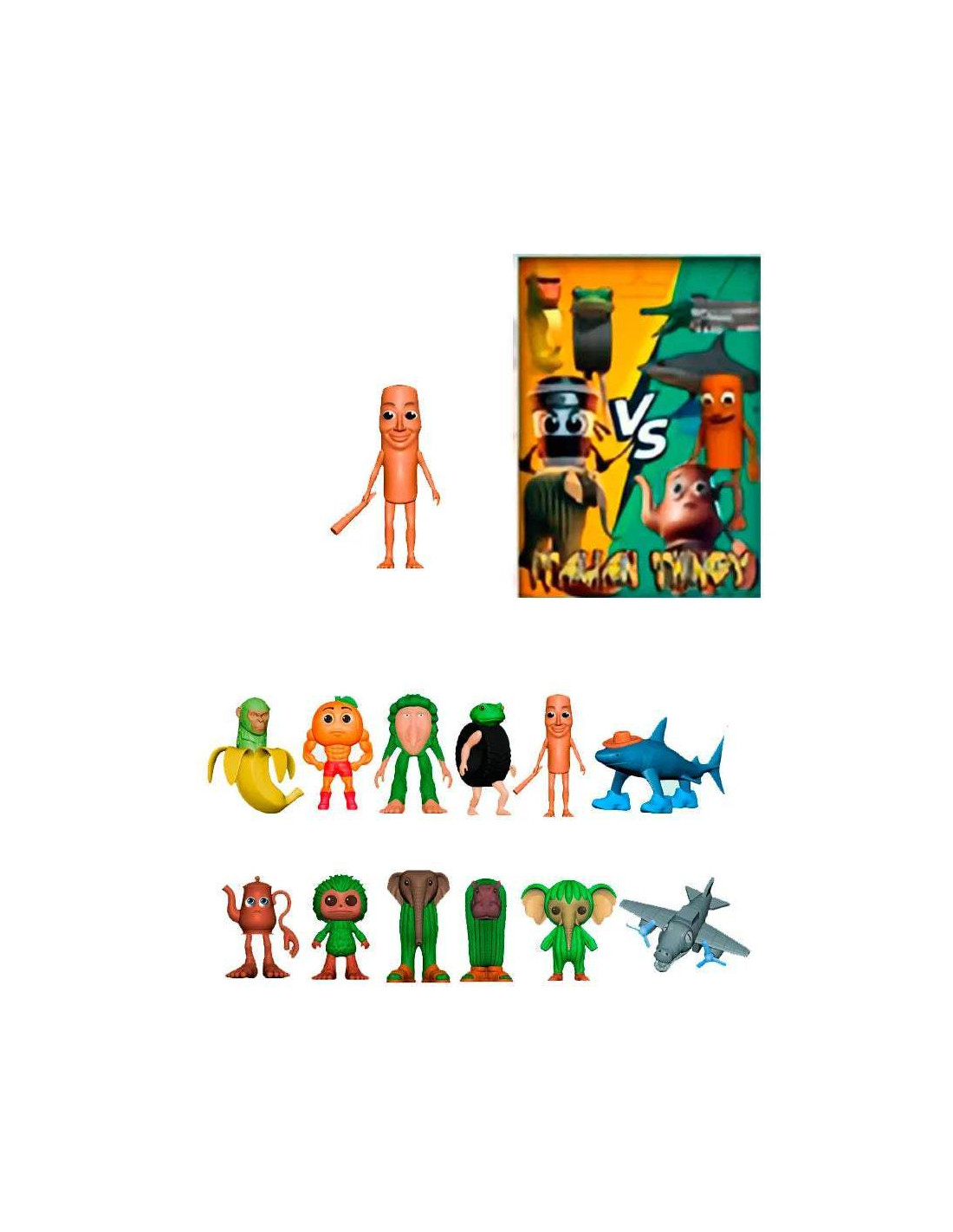 Figuras Sorpresa Brain Rot Italian Thingy – ¡Las mas virales de TikTok